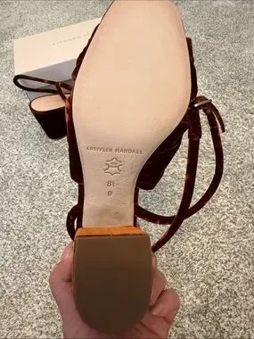 Loeffler Randall | Shoes | Loeffler Randall Knot Mid Heel Velvet ...